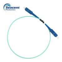 China 1 Meter Fiber Optic Patch Cord , SC To SC UPC Fiber Jumper Multimode Simplex for sale