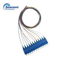 China 12 Color Beam Fiber Pigtail , Lc Upc Pigtail High Return Loss ROHS Approved for sale