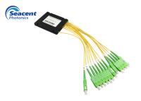 China 1x12 ABS PLC Splitter Module For Passive Optical Networks Wired TV Internet for sale