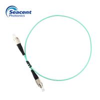 China Multimode Simplex Fiber Optic Patch Cord / FC/UPC Fiber Optic Jumper for sale
