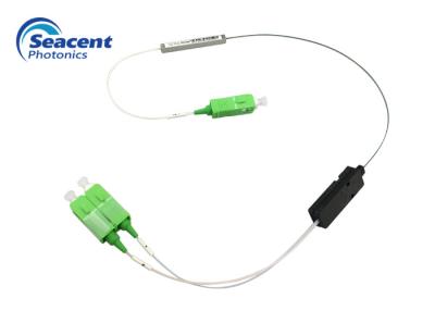 China High Stability Fiber Optic PLC Splitter 1x2 Fiber To The Home Branch Type for sale