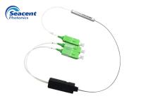 China High Stability Fiber Optic PLC Splitter 1x2 Fiber To The Home Branch Type for sale