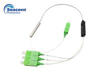 China 1x3 Branch Type PLC Splitter / High Return Loss Fiber Optic Audio Splitter for sale