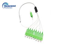 China 1x8 Branch Type Fiber Optic Plc Splitter Good Channel Uniformity 1260-1650 Nm for sale