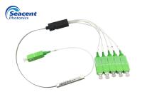 China 1x5 Branch Type Optical Plc Splitter , FTTH Systemplc Fiber Splitter for sale