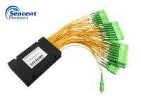 China High Stability Cassette Type Splitter 1X32 PLC Splitter For Wired TV Internet for sale