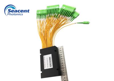 China ABS Cassette Type 2X4 Cassette PLC Splitter Low Insertion Loss for sale