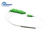 China 1x6 Plc Fiber Optic Splitter / Fiber Optic Audio Cable Splitter for sale