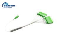 China 1x12 Steel Tube Fiber Optic Plc Splitter Special Ratio Low Loss for sale