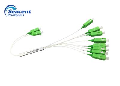 China 2x8 Micro Type PLC Splitter Low Insertion Loss With SC/APC Connector for sale
