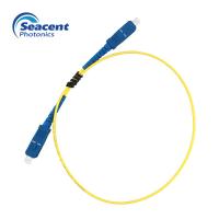China Single Mode Simplex /SC/UPC 0.3 dB Fiber Optic Jumper for sale