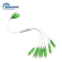 China Steel Tube 2*8 PLC Fiber Optic Splitter for sale