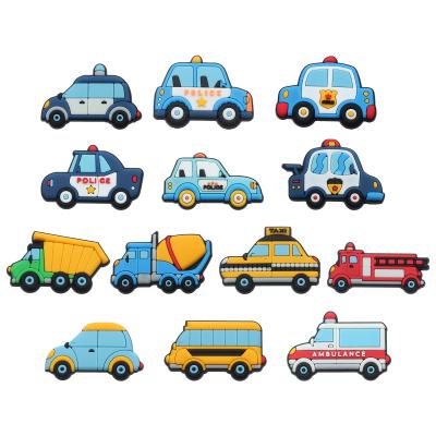 China Shoe Buckle Cartoon Car Garden Shoes Slippers PVC Buckle Accessories Hole Button Beach Shoes for sale