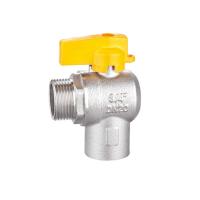 China PTFE 1/2 x 3/4 Brass Ball Valves Female X Female Threaded ISO228/1 for sale