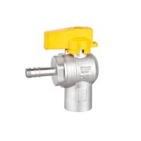 China Customized Brass Gas Ball Valve Nickel Plated Gas Valve Handle Aluminium for sale
