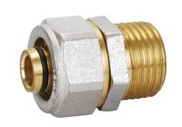 China Brass Pex-al-Pex fitting  PF5002 Male Straight Union for sale
