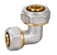 China Quick Connect Brass Fittings PF5004 Brass Pipe 90 Degree Elbow for sale