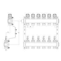 China Forged Brass Distribution Manifold Threaded 16.Bar Mf0002-25 for sale