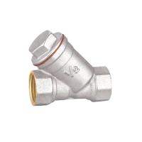 China BSP NPT Brass Y Strainer Valve Threaded ISO228/1 100% Leak Tested for sale