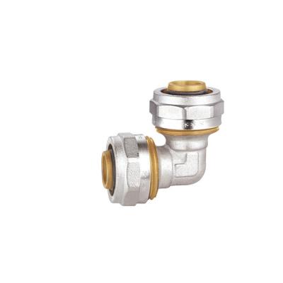 China Forged Brass 90 Degree Elbow , Brass Union Straight Connector for sale