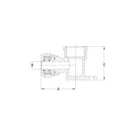 China Anti Corrosion Brass Compression Adapting 90 Wall Plate Elbow for sale