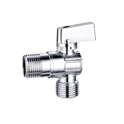 China OEM 3/4 Inch Brass Angle Valve Threaded Sand Blast / Nickel Plated for sale