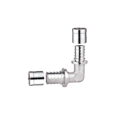 China Female Straight Connector PF4004-1 Pex Sliding Axial Press Fitting Size 20x16 25x20 for sale