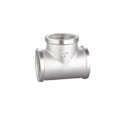 China Quick Connect 3 Way Brass Fittings Connector 1/2