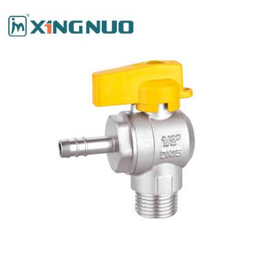 China Male Threaded 1/2 Inch AV1010-M Brass Gas Ball Valve Forging Aluminium Handle for sale