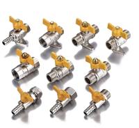 China 1/2 In Gas Brass Forged Ball Valve for sale