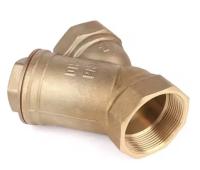China High Flow Rate Brass Filter Valve for Sand Blast and Nickel Plate Processing Technic 1/2