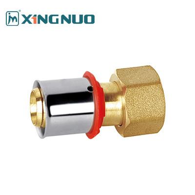 China 1/2 Chrome Plated Brass Compression Fitting for sale