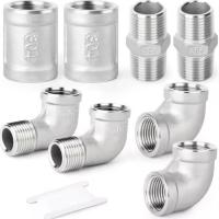 China NPT Round Brass Tee Compression Fittings 304 Stainless Steel 90 Degree Elbow,Hex bushing,Coupling,Thread Pipe Fitting for sale