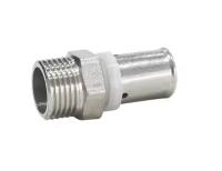 China PEX Press Fitting 16-32mm PN25 PEX Pipe Fittings Professional Manufacturer Male Socket Pex Press Fittings for sale