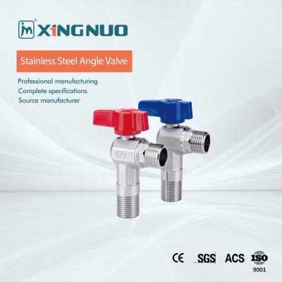 China OEM ODM Brass Angle Valve Threaded Connection Maximum Inlet Pressure 10 Bar 145 Psi Precision Valve for Control of Fluids for sale