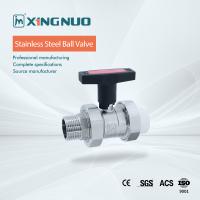 China Stainless Steel Threaded Ball Valve with PTFE Seal for -20 to 200°C and 1000 PSI Pressure Rating for sale