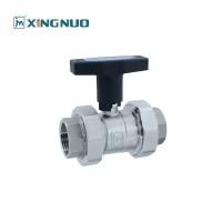 China PTFE Seal Material Stainless Steel Ball Valve with 3-Piece Flanged Connection Ends for Industrial Pipeline Control Up To 1000 PSI for sale