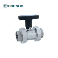 China PTFE Seal Material Stainless Steel Ball Valve with 3-Piece Flanged Connection Ends for Industrial Pipeline Control Up To 1000 PSI for sale