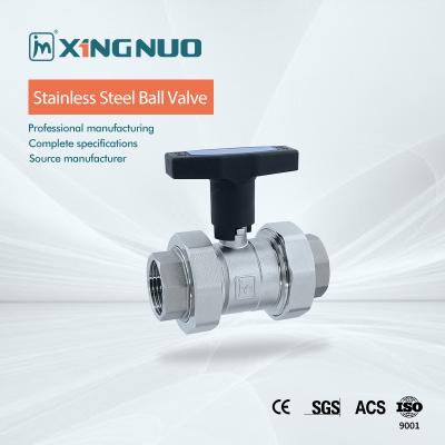 China PTFE Seal Material Stainless Steel Ball Valve with 3-Piece Flanged Connection Ends for Industrial Pipeline Control Up To 1000 PSI for sale