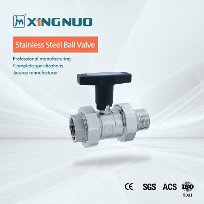 China Pressure Rating Up To 1000 PSI Industrial Stainless Steel Ball Valve with PTFE Seal and Floating Ball Design for sale