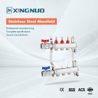 China Normal Temperature Minus 10 to 110 Degrees Celsius Brass Manifold Durable Corrosion Resistant Designed for Fluid Distribution for sale