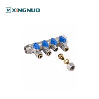China 4 Number Of Ports Brass Manifold Threaded Connection Type Inch Size 3 quarter by 16 2 3 quarter by 16 3 3 quarter by 16 4 Durable for sale