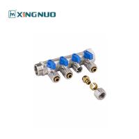 China 4 Number Of Ports Brass Manifold Threaded Connection Type Inch Size 3 quarter by 16 2 3 quarter by 16 3 3 quarter by 16 4 Durable for sale