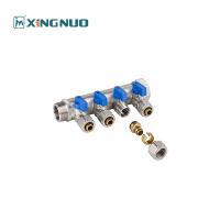 China 4 Number Of Ports Brass Manifold Threaded Connection Type Inch Size 3 quarter by 16 2 3 quarter by 16 3 3 quarter by 16 4 Durable for sale