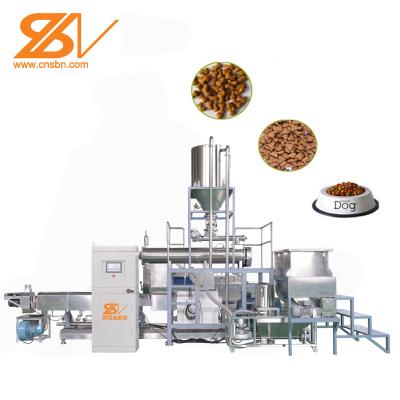 China Delta Electric Pet Food Machine 100-1500kg/h Hot Air Drying Automatic Production Line for sale