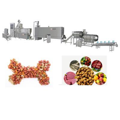 China Automatic Pet Food Extruder Machine Dog Cat Feed Production Line 120-150 kg/h for sale
