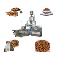 China Fully Expanded Pet Food Machine 140-1000 kg/h Stainless Steel Extruder Line for sale