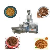 China Electric Fully Automatic Dry Dog Food Making Machine 380v for sale