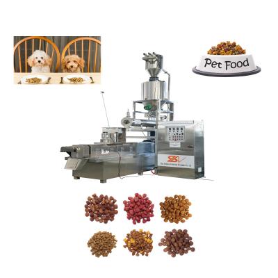China Fully Automatic Pet Food Processing Line 120-1000kg/h High Automation Stable Performance for sale