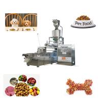 China Fully Automatic Pet Food Extruder Machine 150-1000kg/h Capacity with CE Certificate for Dog Cat Fish Feed Production for sale